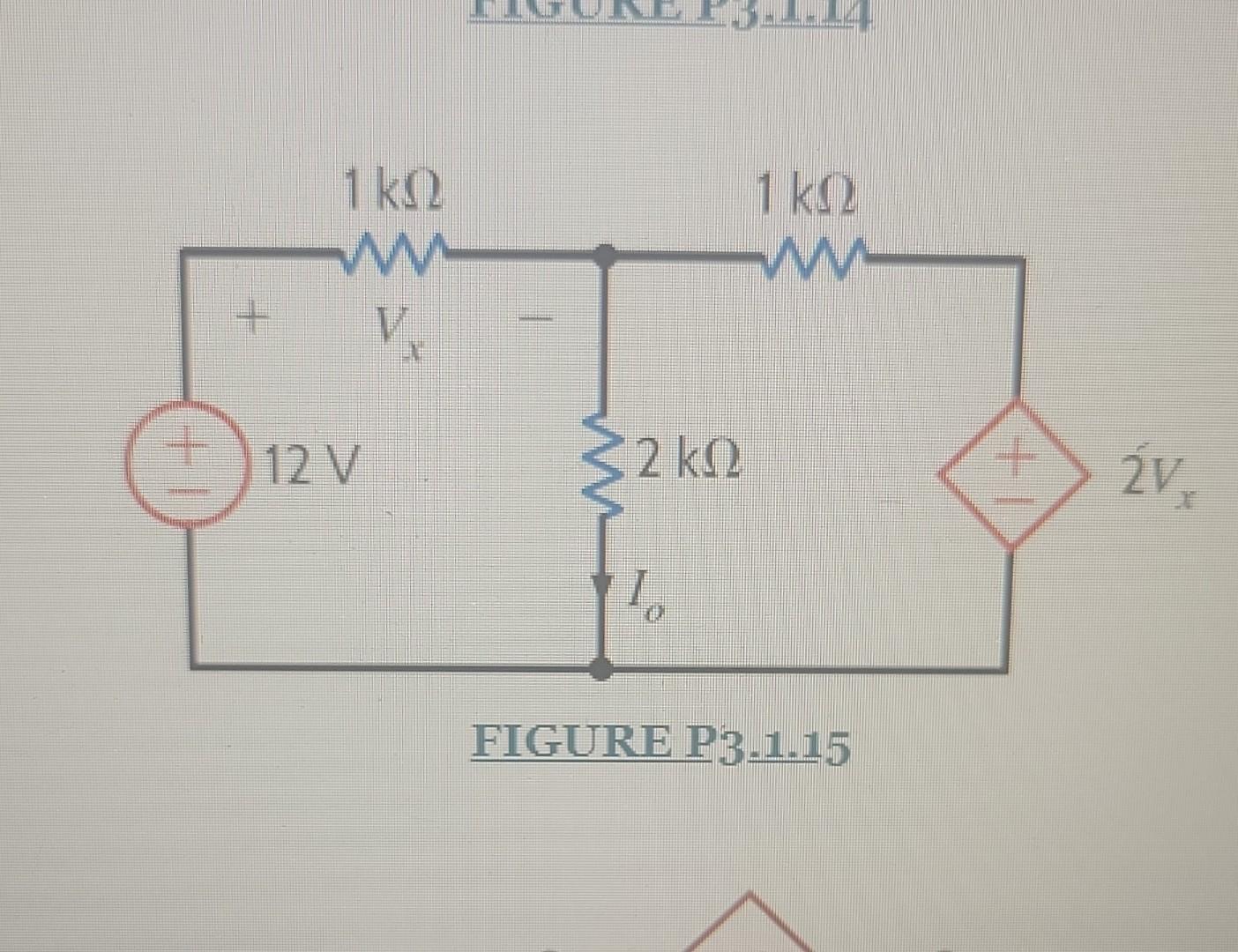 Solved (3.1.15) Find Io in the network in Fig.P3.1.15 using | Chegg.com