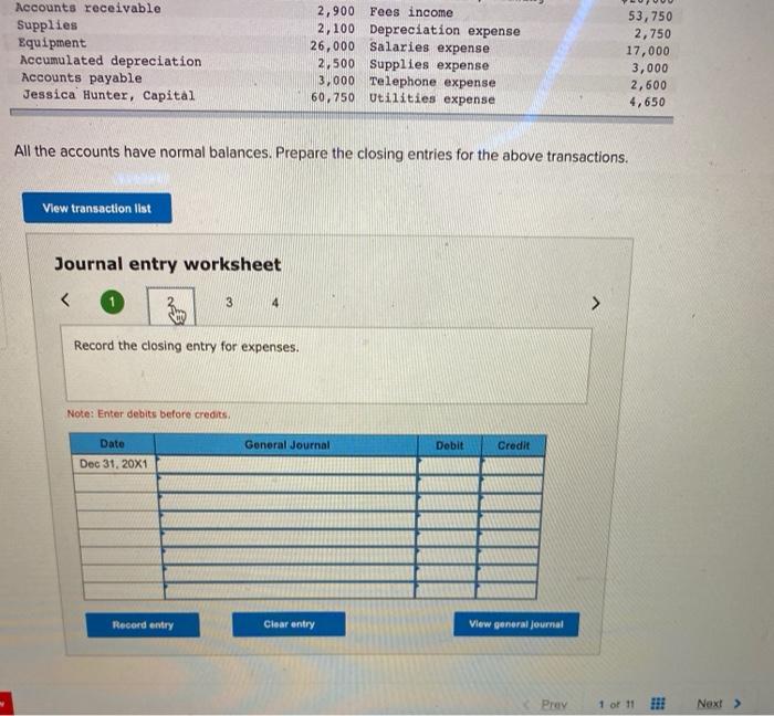Solved On December 31, 20X1, the ledger of Hunter Company | Chegg.com
