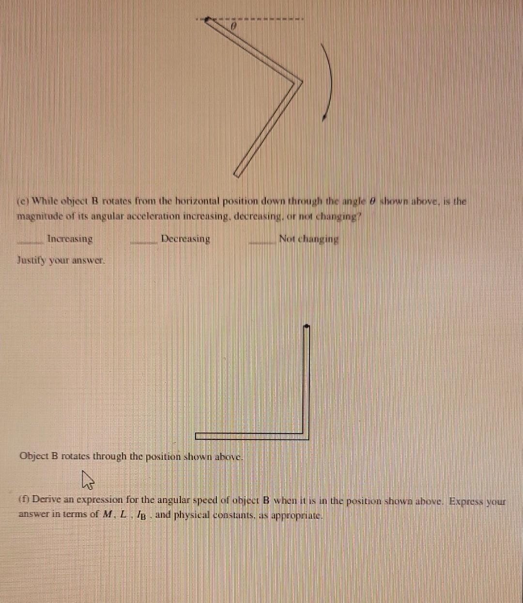 Solved 2. Object A is a long, thin, uniform rod of mass M | Chegg.com