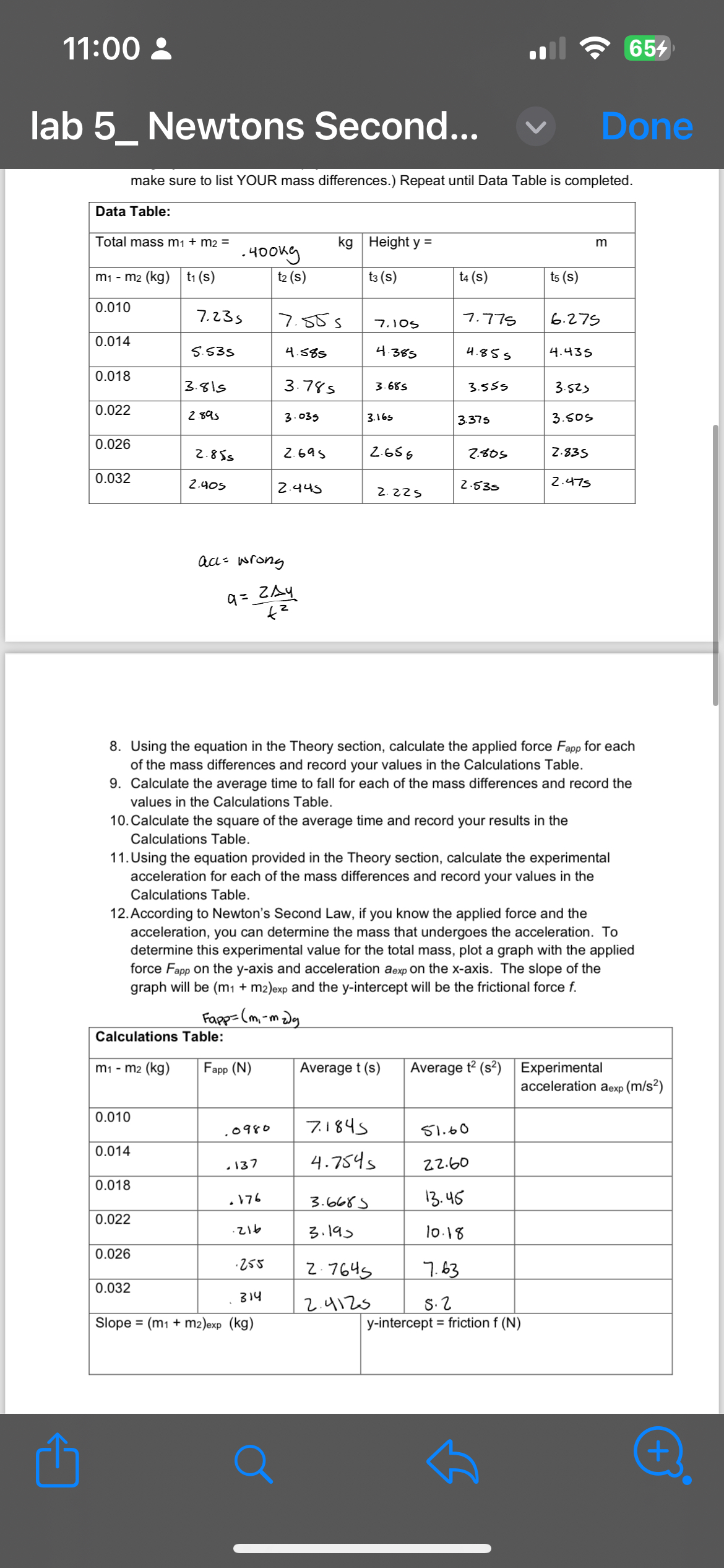 make sure to list YOUR mass differences.) ﻿Repeat | Chegg.com