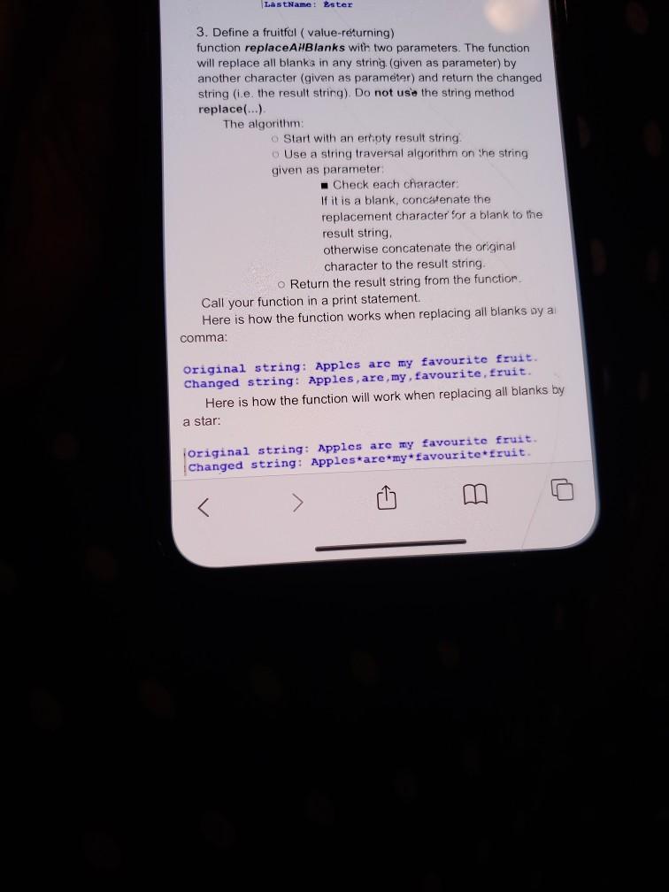 Solved Zhenzhu 1. Define a value-returning function | Chegg.com