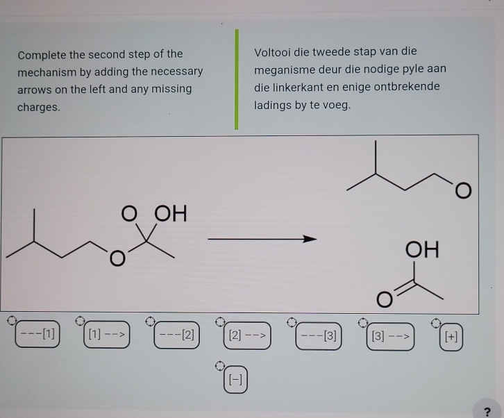 Solved Complete the second step of the mechanism by adding | Chegg.com