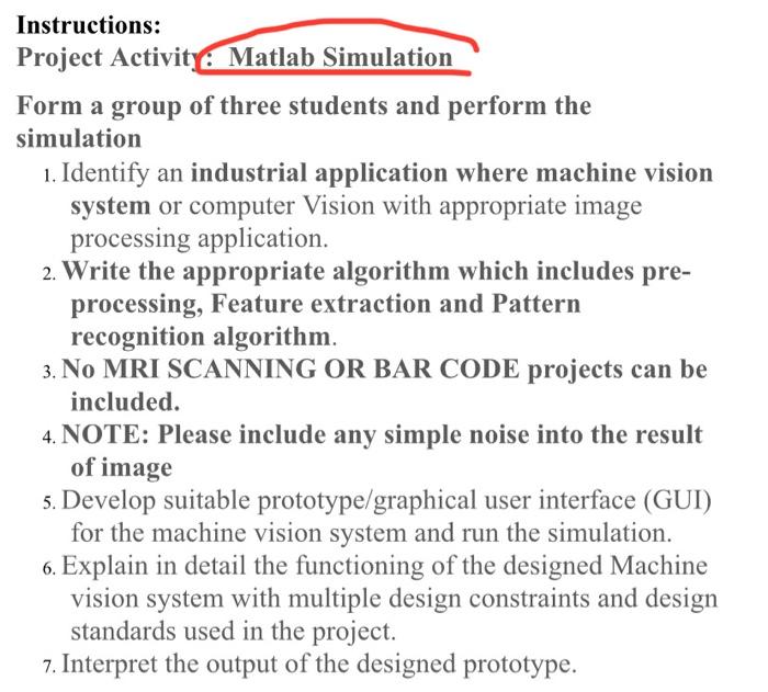 Solved Project Activity Form a group of three students and | Chegg.com