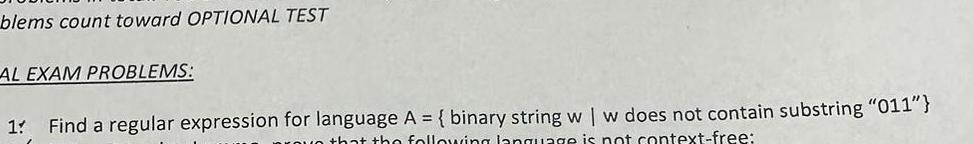 Solved Find a regular expression for language binary string | Chegg.com