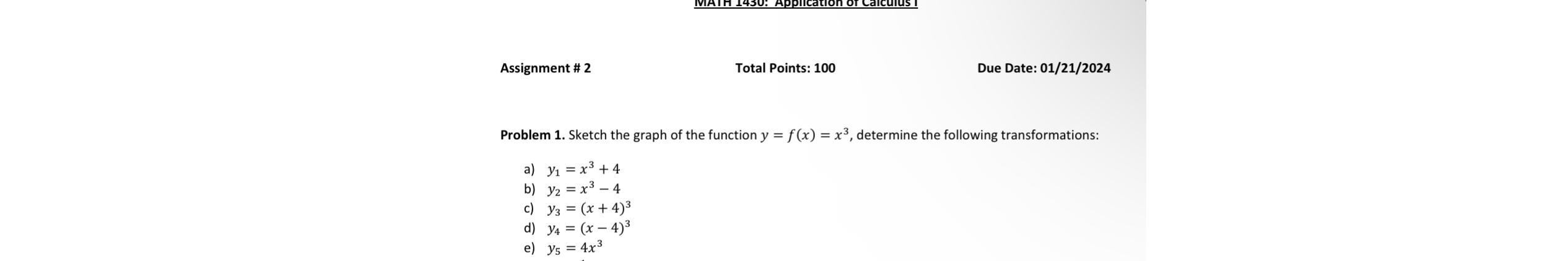 Solved Assignment # 2Total Points: 100Due Date: | Chegg.com