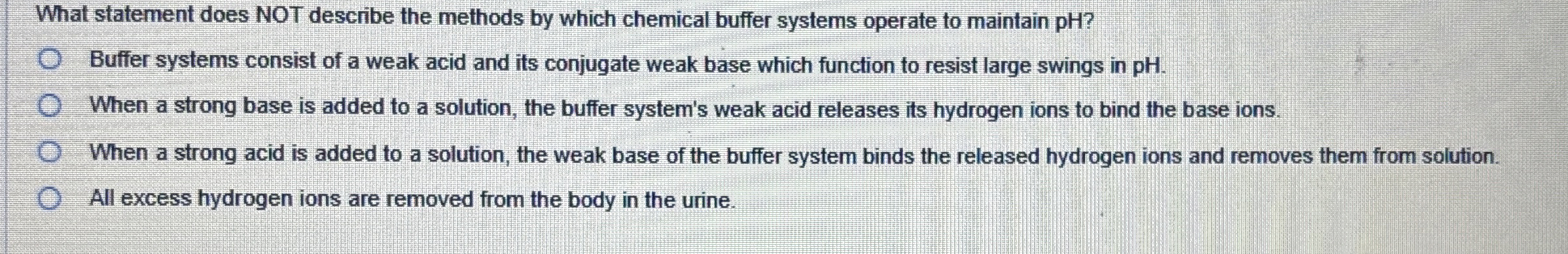 High Quality SOLUTION What statement does NOT describe the methods by which | Chegg.com