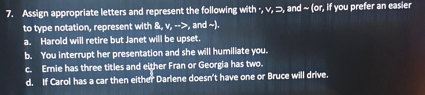 Assign appropriate letters and represent the | Chegg.com