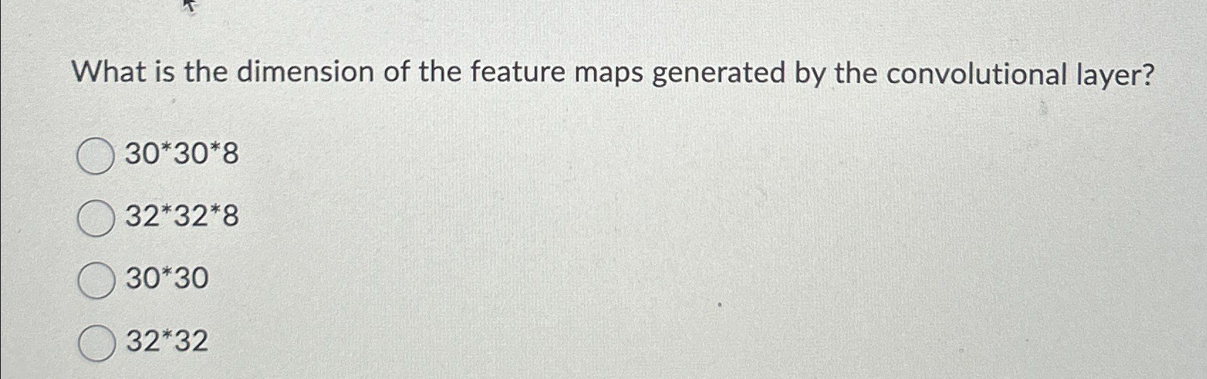 Solved What is the dimension of the feature maps generated | Chegg.com