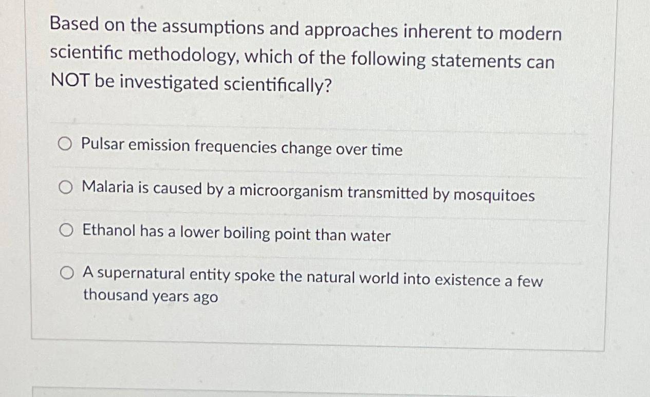 Solved Based on the assumptions and approaches inherent to | Chegg.com