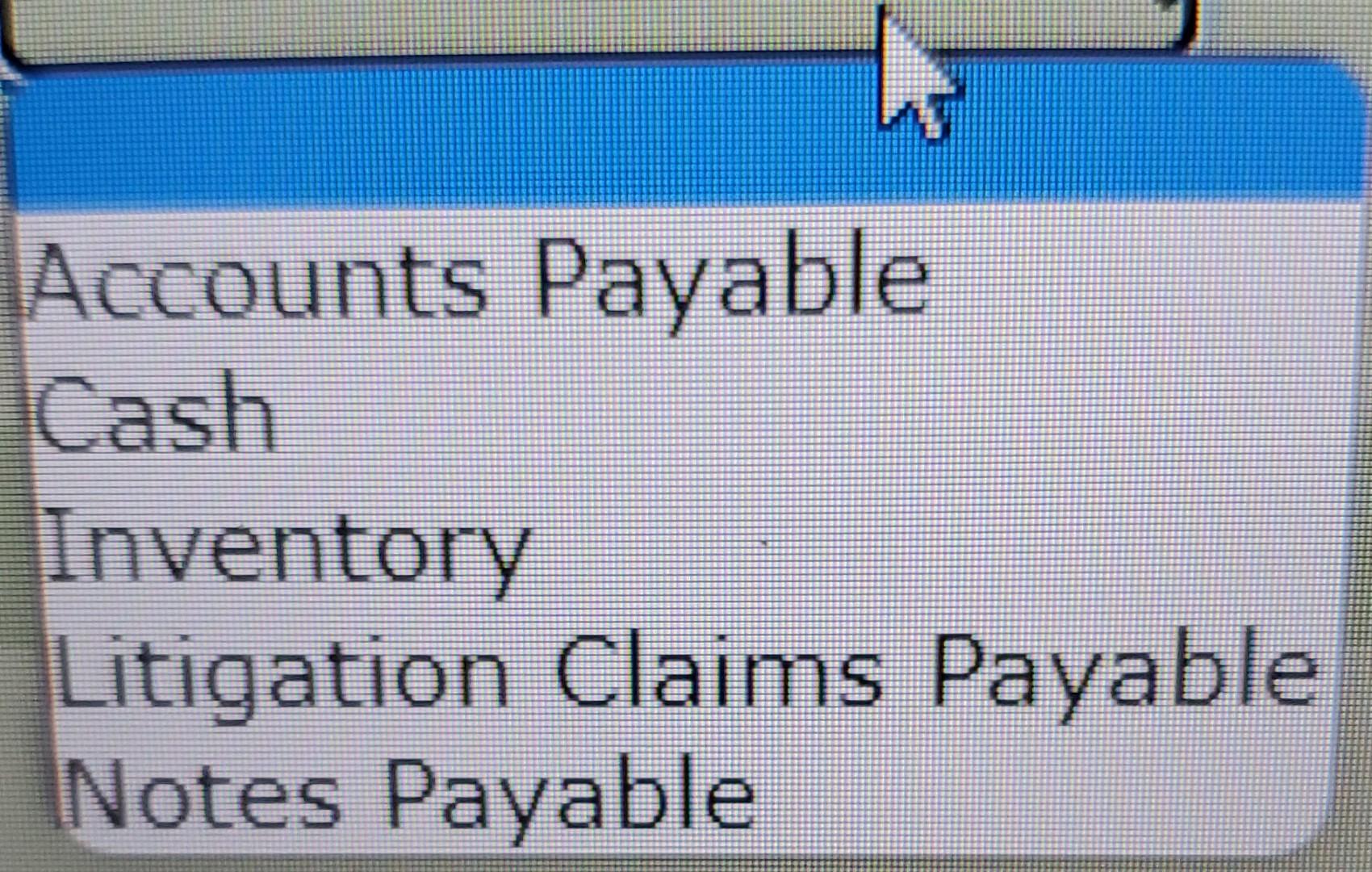 Solved Liability Transactions The following items were | Chegg.com