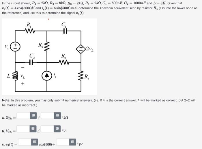 Solved In the circuit shown, | Chegg.com