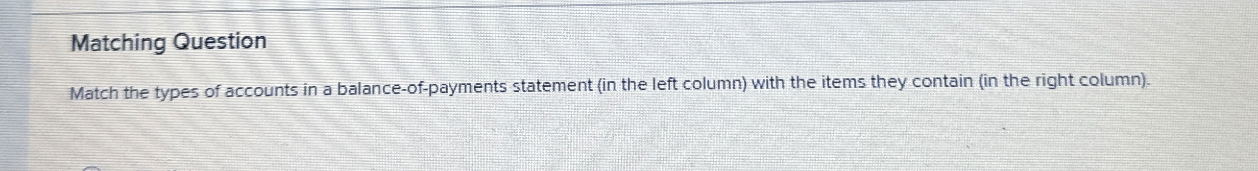 Solved Matching QuestionMatch the types of accounts in a | Chegg.com