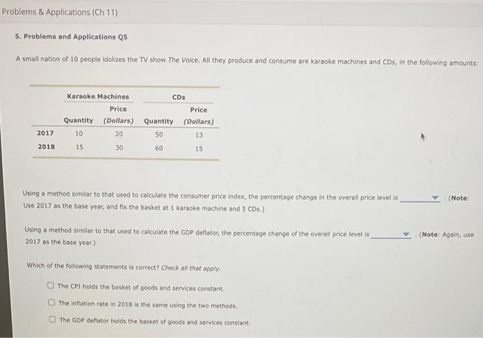 Solved 5. Problems and Applications Q5 A small nation of 10 | Chegg.com