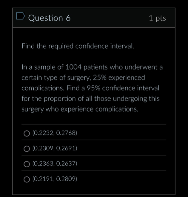 Solved Question 61 ﻿ptsFind the required confidence | Chegg.com
