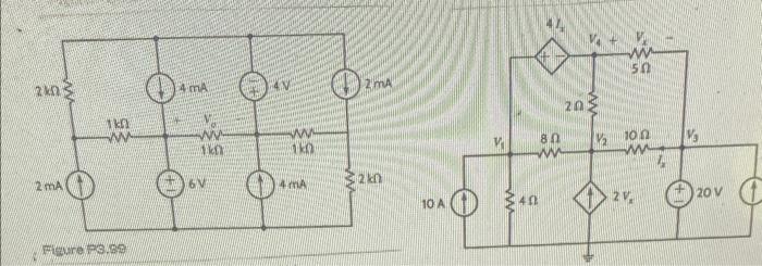Solved write a node equation for the circuits. Dont simplify | Chegg.com