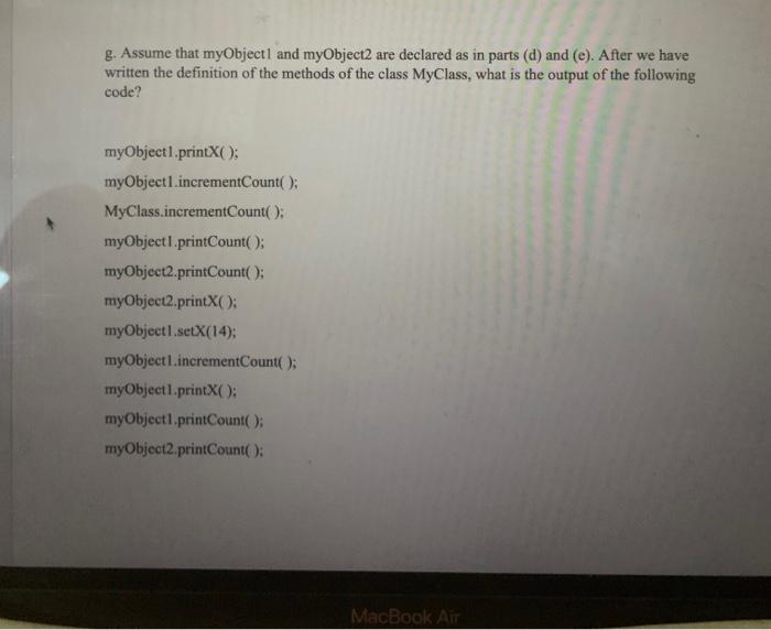 Solved a. Write a Java statement that increments the value | Chegg.com