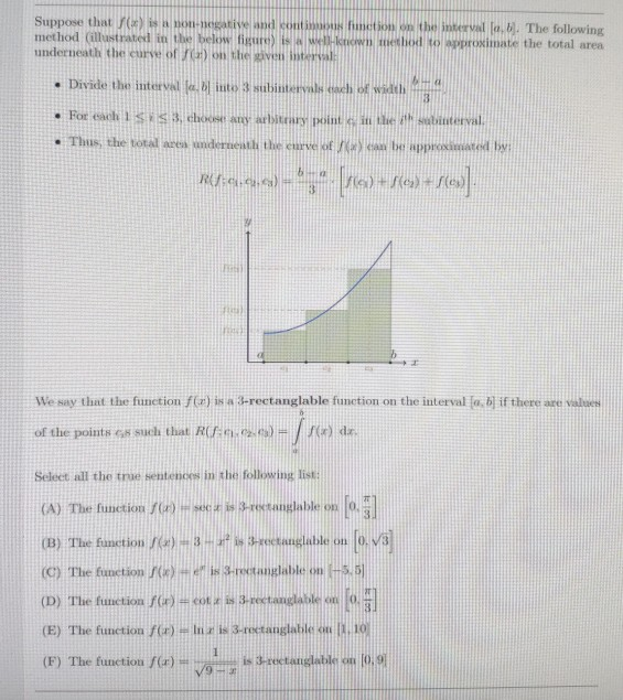 Solved Suppose that is a non-negative and continue function | Chegg.com