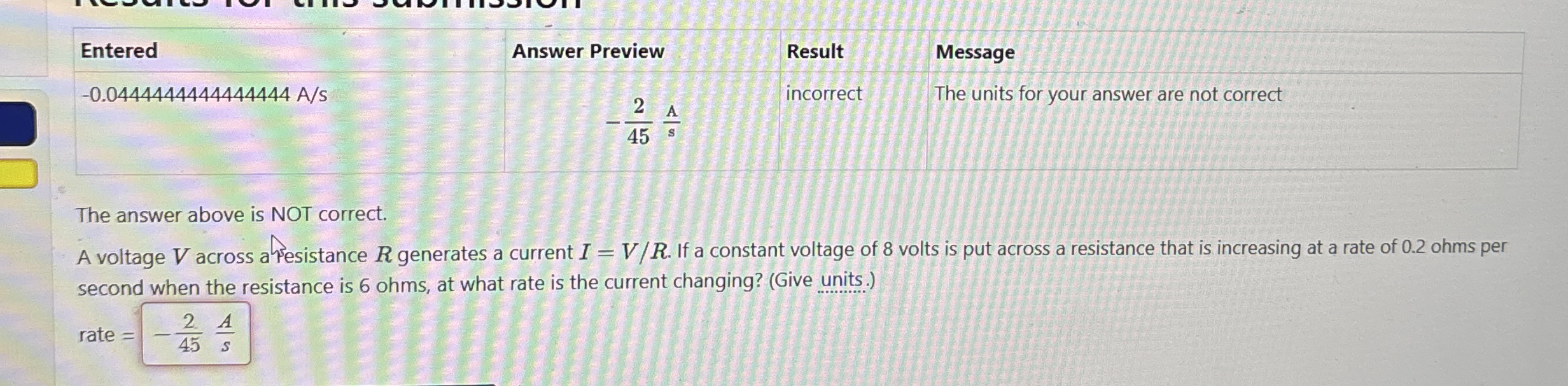Solved \table[[Entered,Answer | Chegg.com