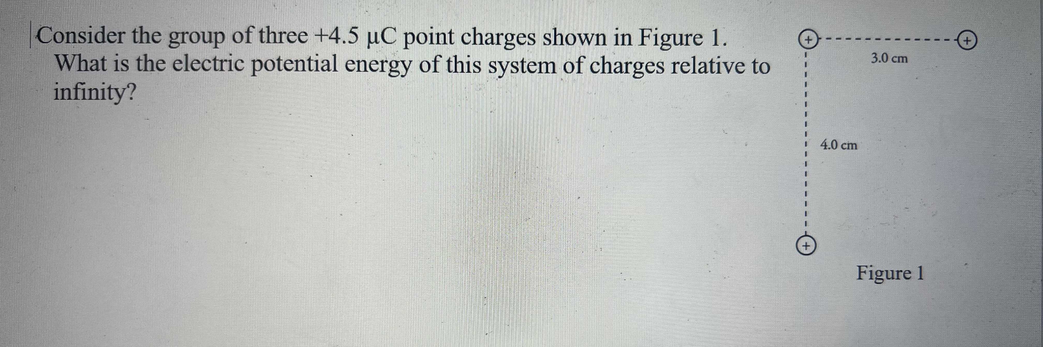 Solved Consider the group of three +4.5μC ﻿point charges | Chegg.com