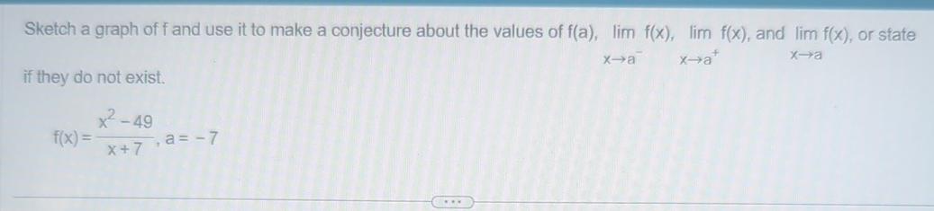 Sketch a graph of f ﻿and use it to make a conjecture | Chegg.com