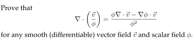 Solved Prove that ØV. – V0.Ű V for any smooth | Chegg.com