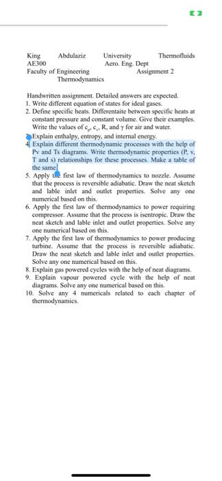 Solved Handwritten assignment. Detailed answers are | Chegg.com
