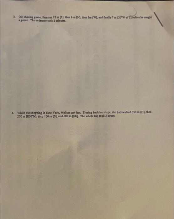 Solved WS: 2D Motion - Average Speed \&Average Velocity Use | Chegg.com