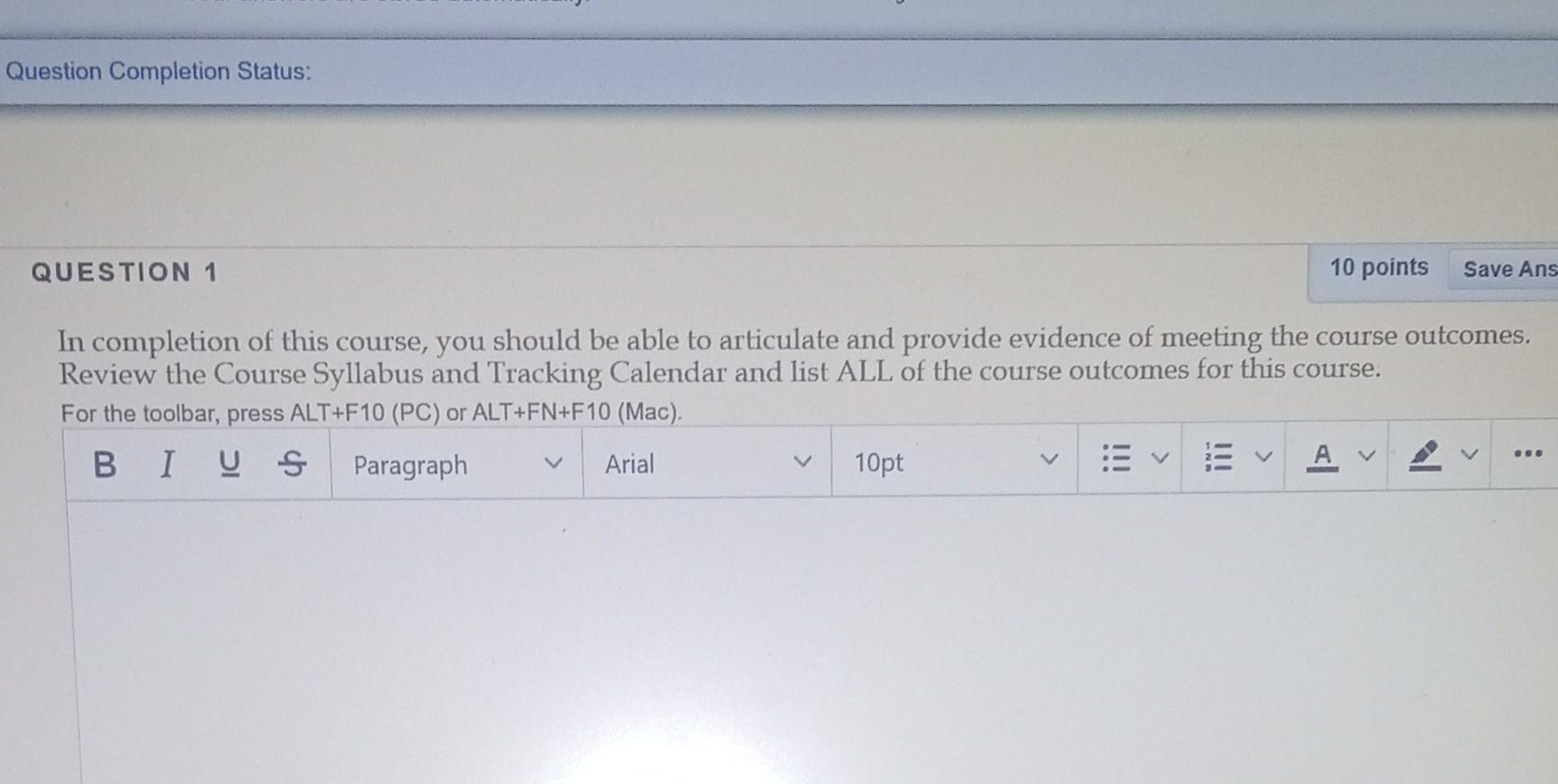 Solved In completion of this course, you should be able to | Chegg.com