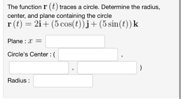Solved Find a parametrization, using cos(t) and sin(t), of | Chegg.com