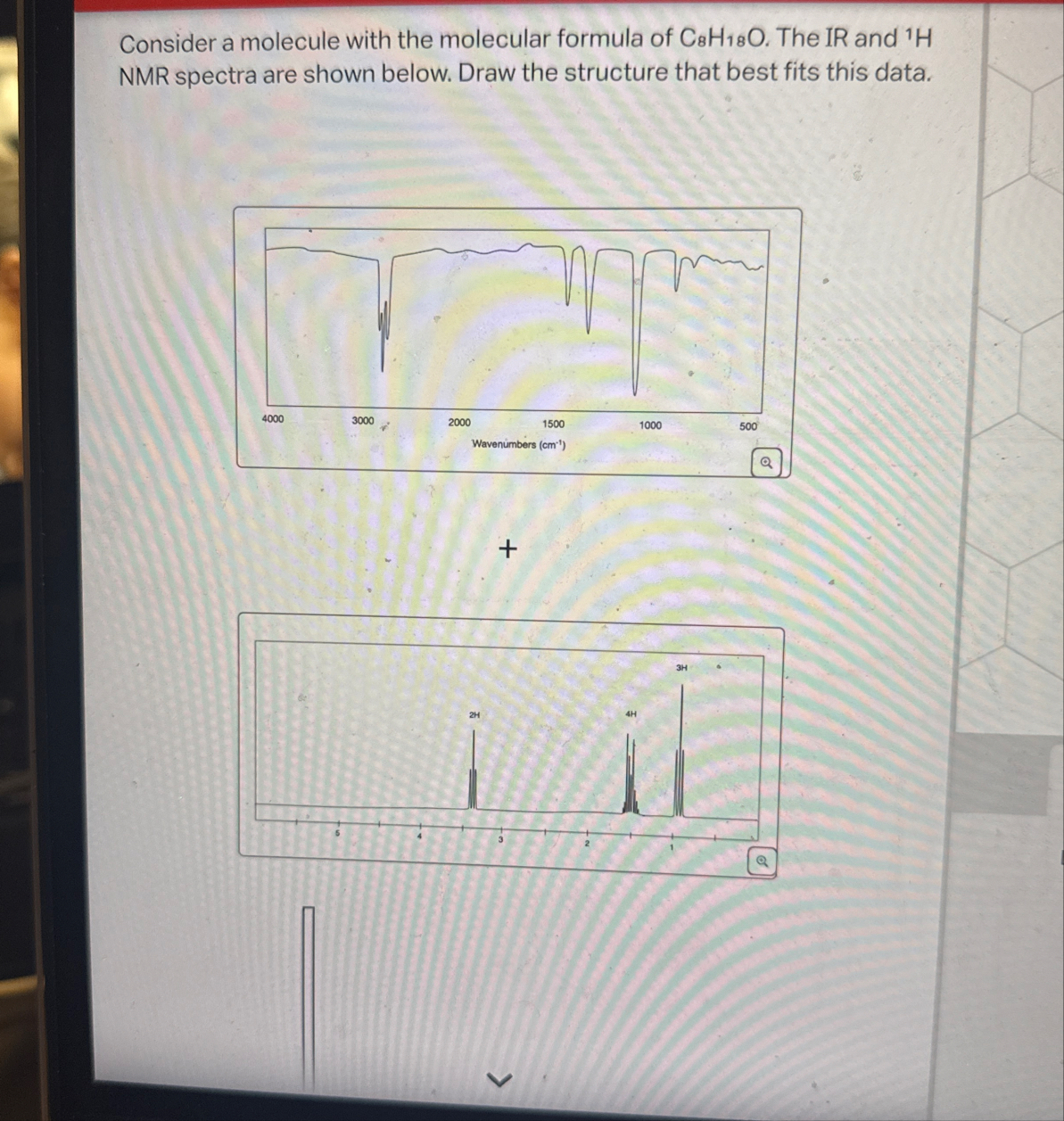 Solved Consider a molecule with the molecular formula of | Chegg.com