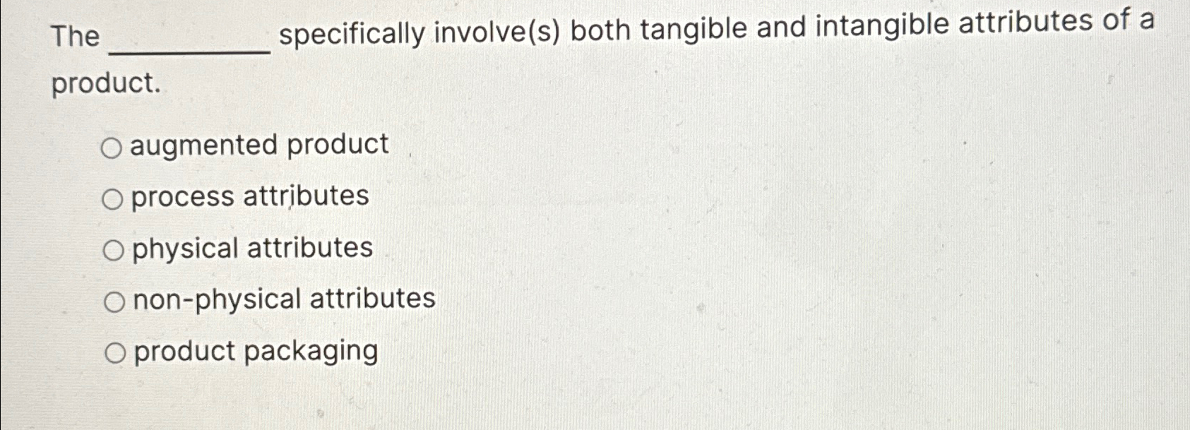 Solved The specifically involve(s) ﻿both tangible and | Chegg.com