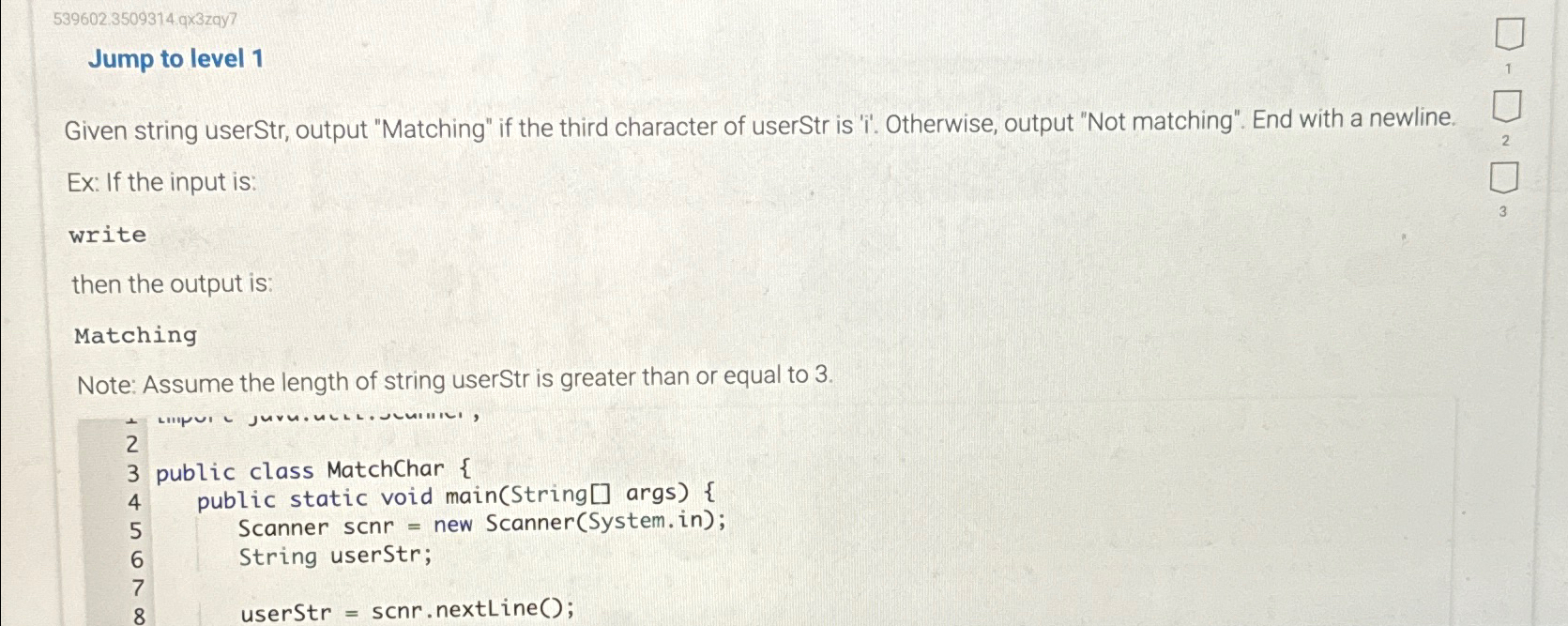 Solved 539602.3509314 qx3zqy7Jump to level 1Given string | Chegg.com Solved 539602.3509314 qx3zqy7Jump to level 1Given string | Chegg.com