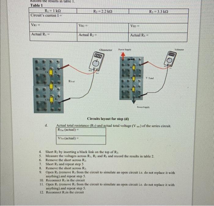 Solved B. Practical tasks Components: Resistors 1kΩ,2.2kΩ | Chegg.com