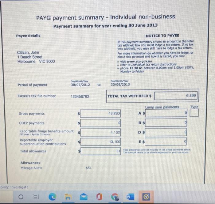 Solved using the above payment sumary,1a. What is the | Chegg.com