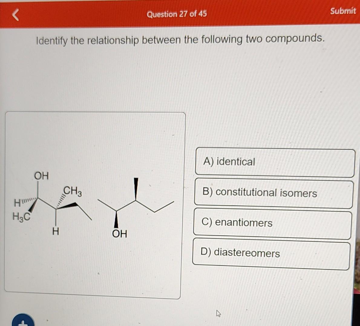 Solved Identify the relationship between the following two | Chegg.com
