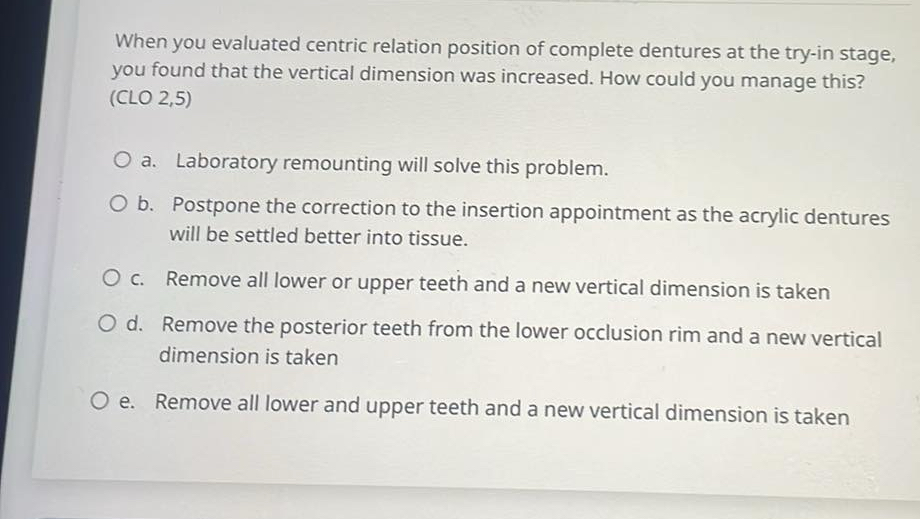 Solved When you evaluated centric relation position of | Chegg.com