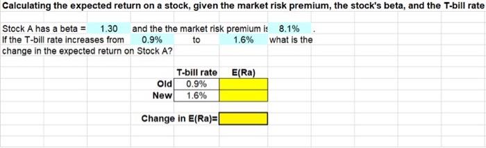 Solved how do I solve this in Excel? Please show what you | Chegg.com