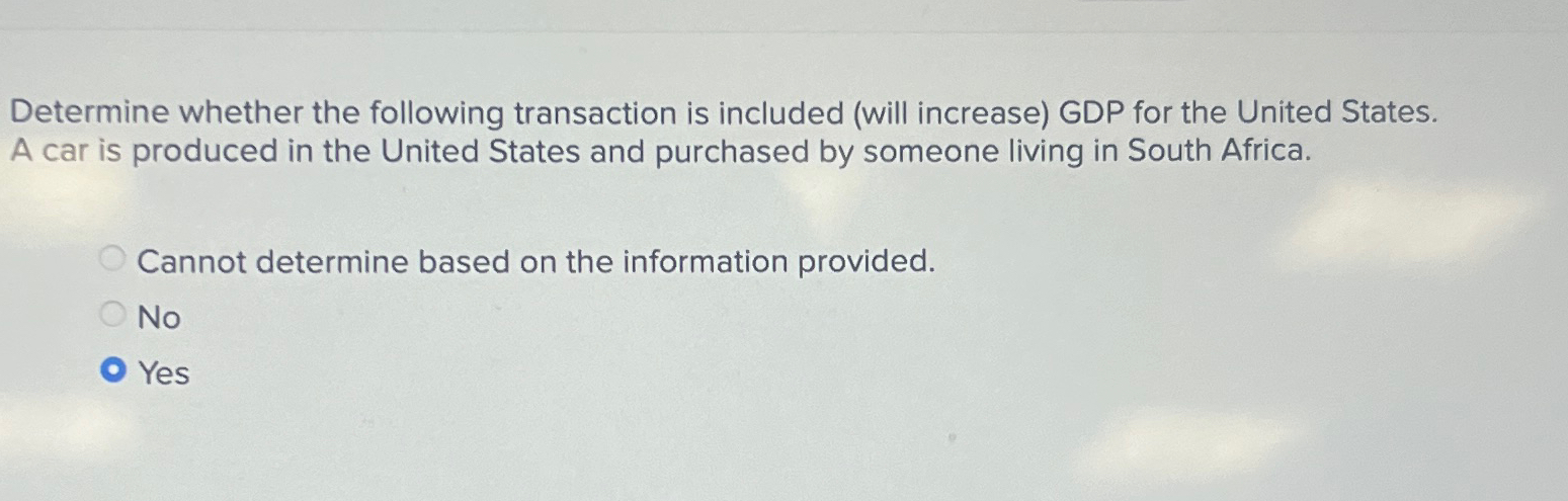 Solved Determine whether the following transaction is | Chegg.com