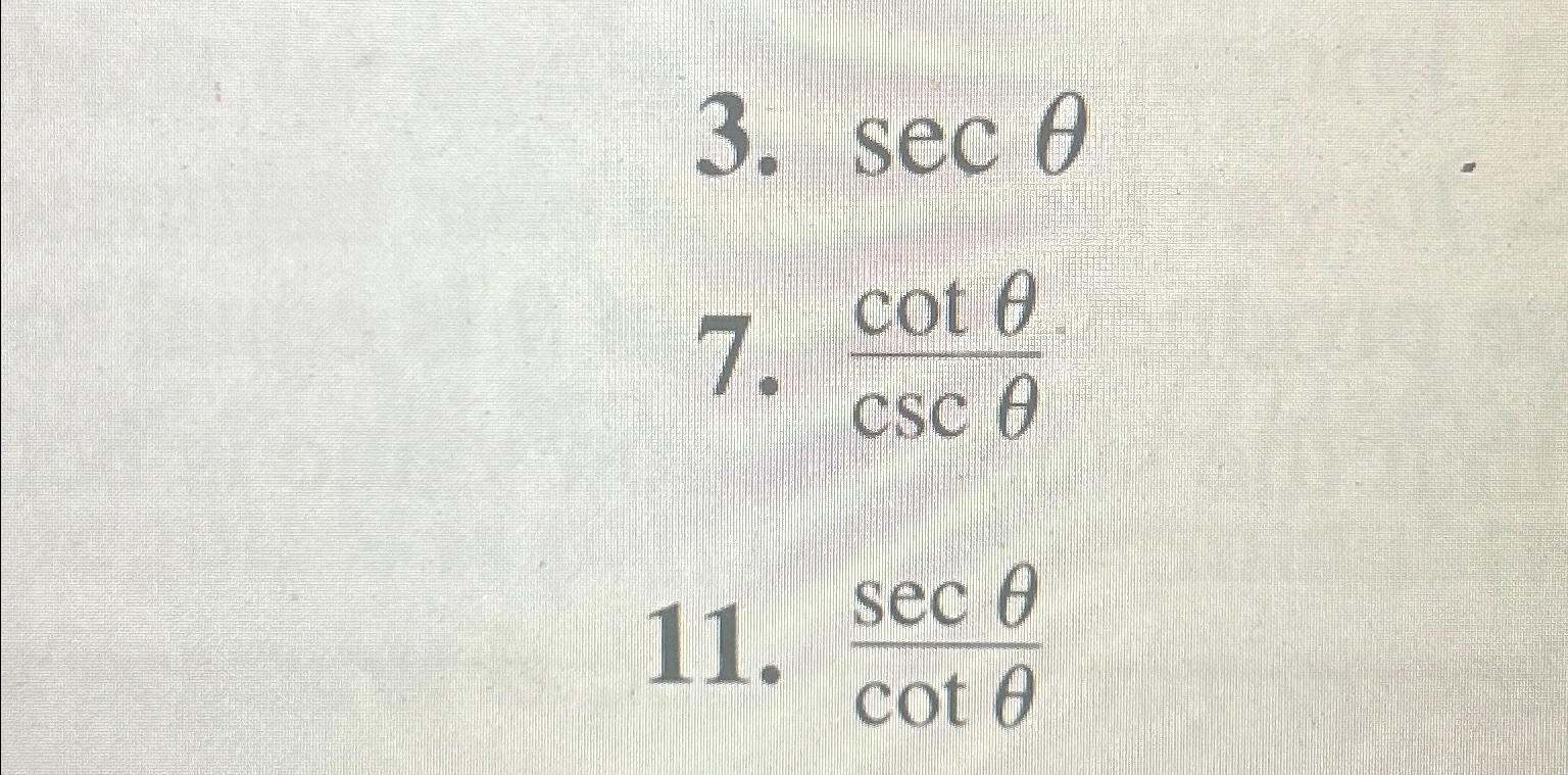 Solved Write each expression in terms of sin theta ,cos | Chegg.com