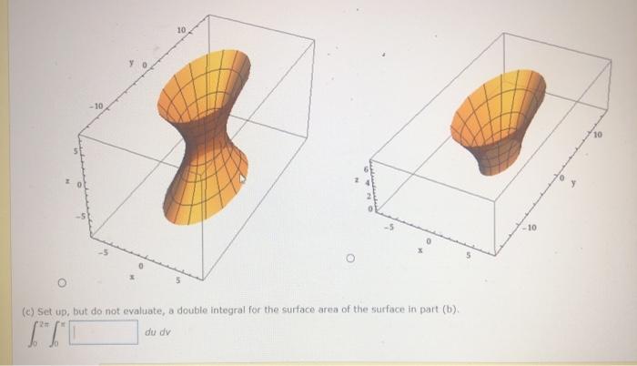 Solved Determine The Surface Defined By The Parametric
