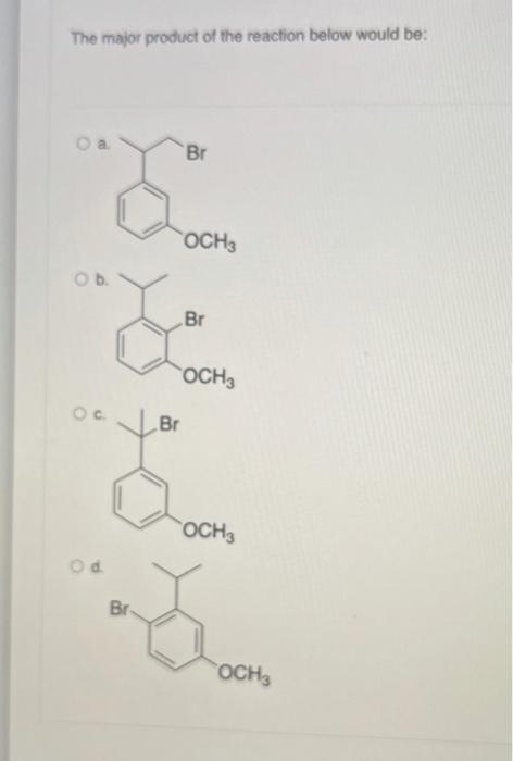 Solved Which structure represents meta-nitroanisole? Select | Chegg.com