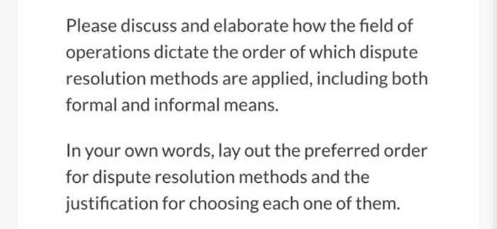 Solved Please discuss and elaborate how the field of | Chegg.com