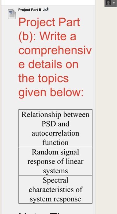 Solved Project Part A At Project Part B Write A 