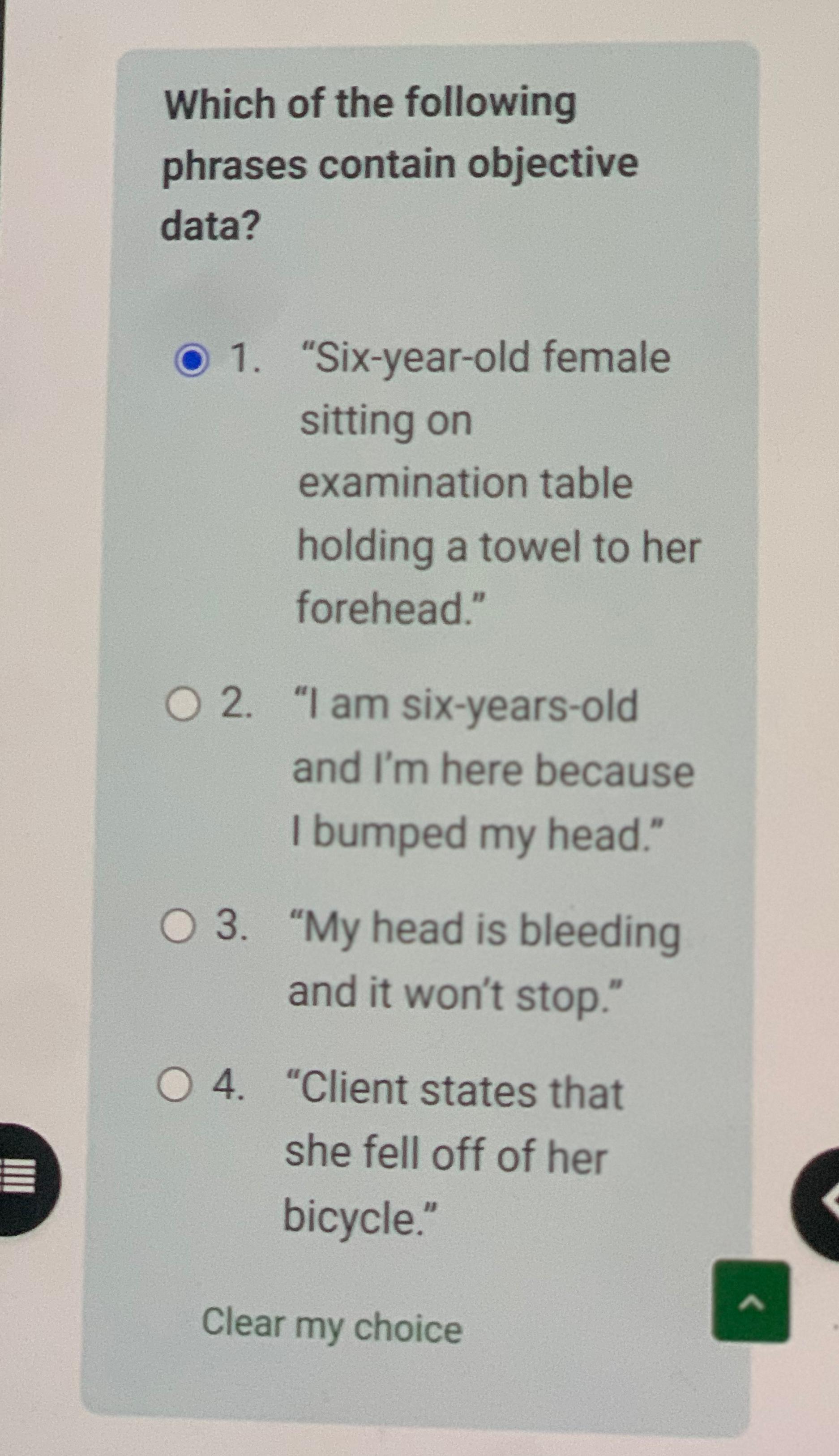 Solved Which of the following phrases contain objective | Chegg.com