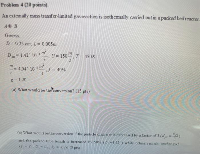Solved Problem 4 (20 points) An externally mass | Chegg.com