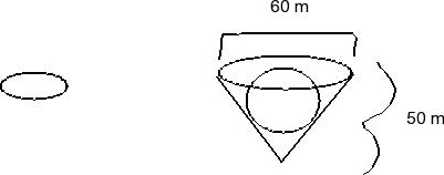 Solved A sphere is placed inside an inverted cone. | Chegg.com