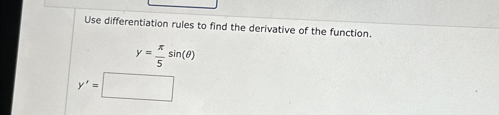Solved Use differentiation rules to find the derivative of | Chegg.com