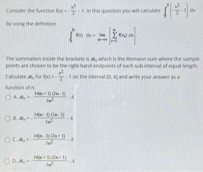 Solved x2 Consider the function f(x) = -2-1. In this | Chegg.com