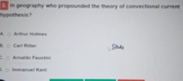 Solved In geography who propounded the theory of | Chegg.com