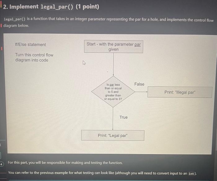 Solved Assignment 0. Set up file named golf.py Vou know the | Chegg.com
